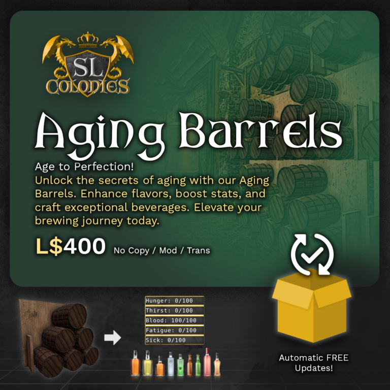 Aging Barrels | SL Colonies
