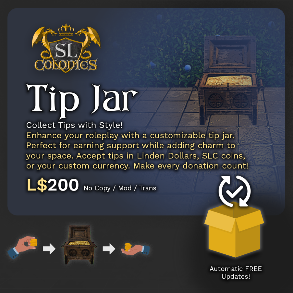 Tip Jar | SL Colonies